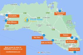 Where to stay in Menorca without a car: 8 Best areas - Travel Hotel Expert